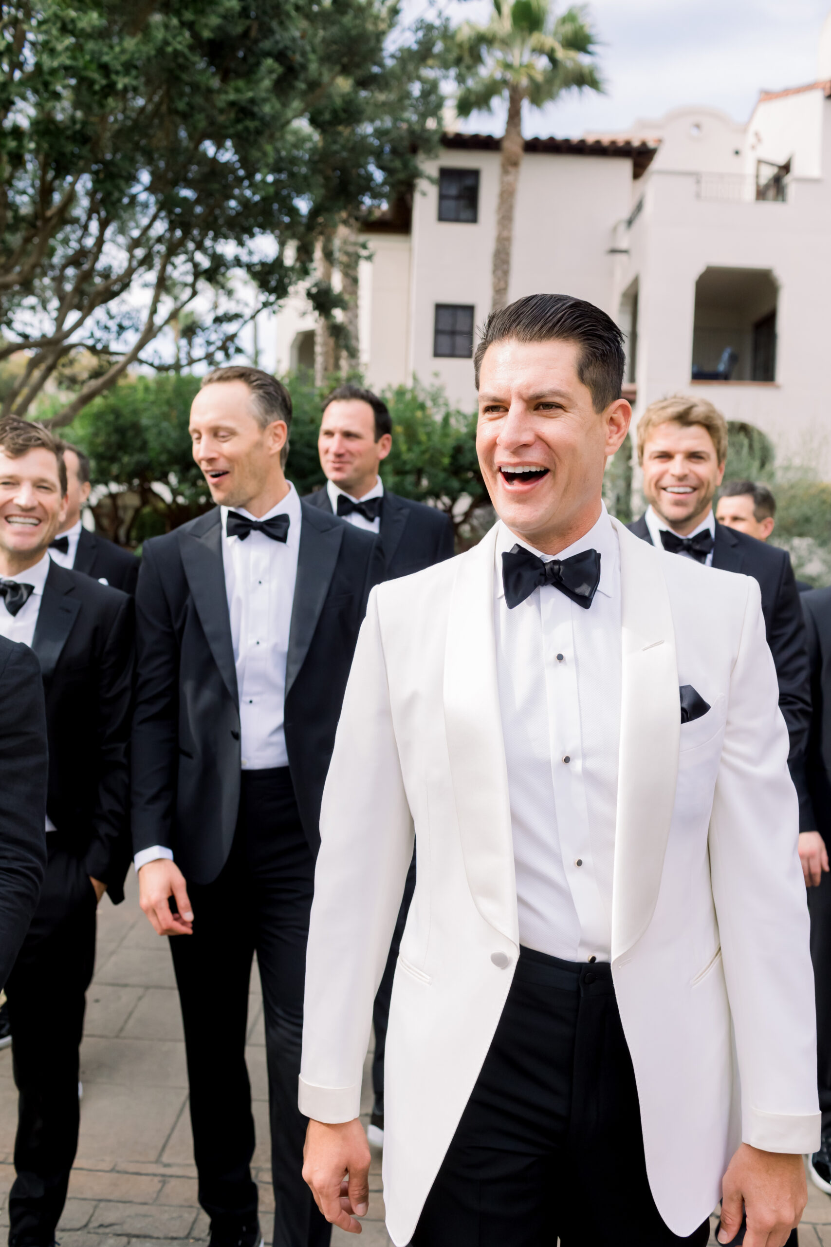 Alyssa & Christian's Black and White Wedding at the Ritz Carlton Bacara ...