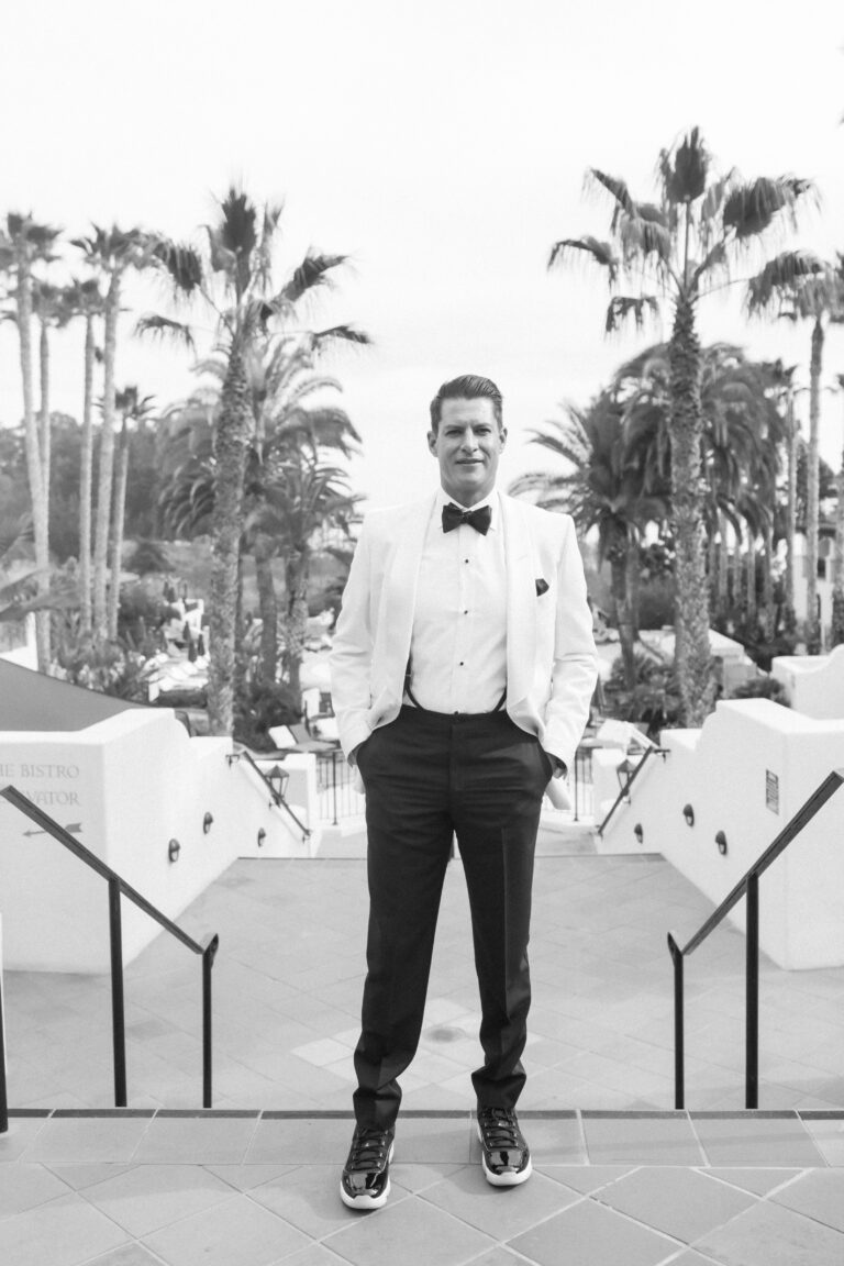 Alyssa & Christian's Black and White Wedding at the Ritz Carlton Bacara ...