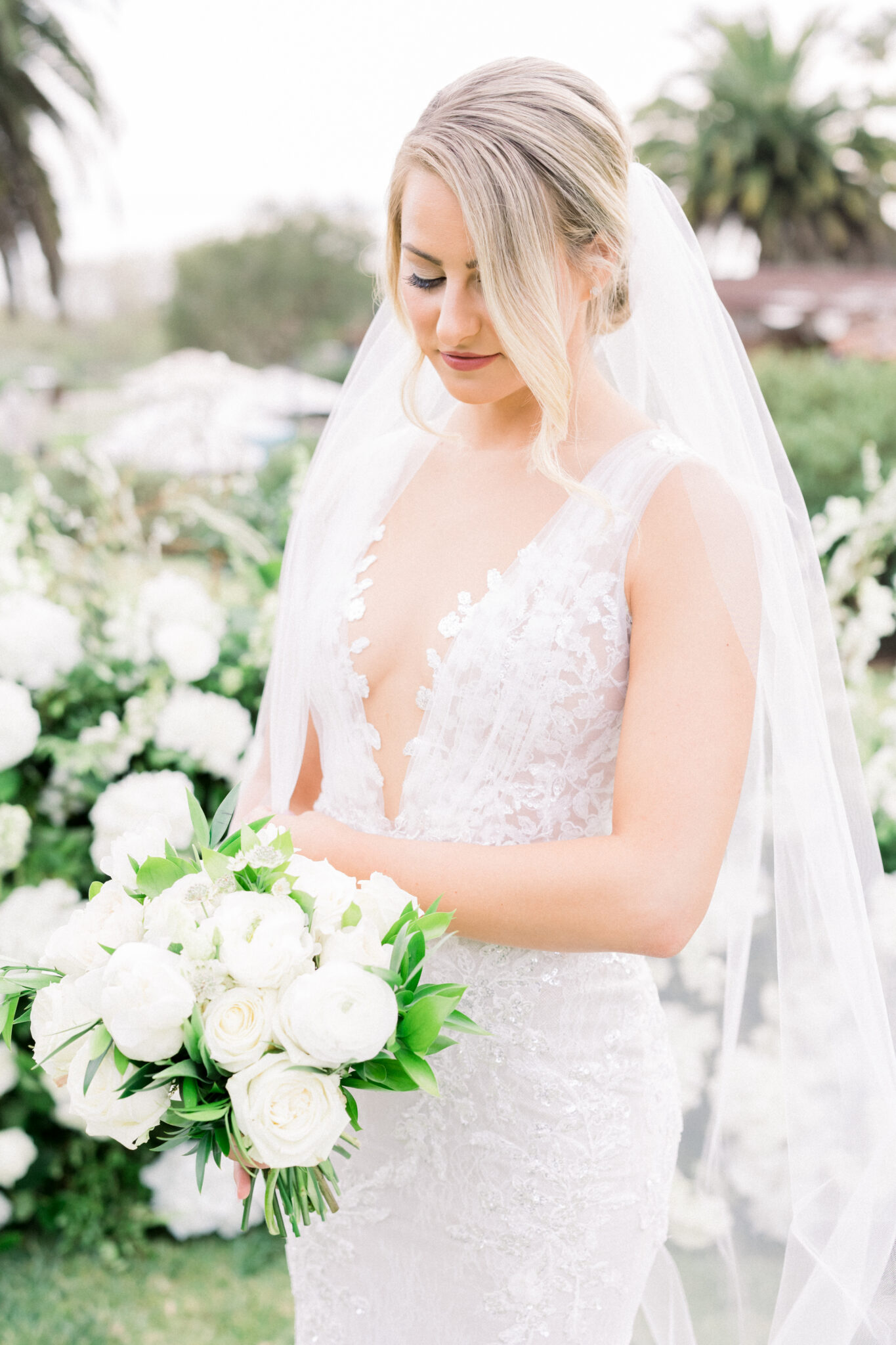Alyssa & Christian's Black and White Wedding at the Ritz Carlton Bacara - Tyler Speier Events