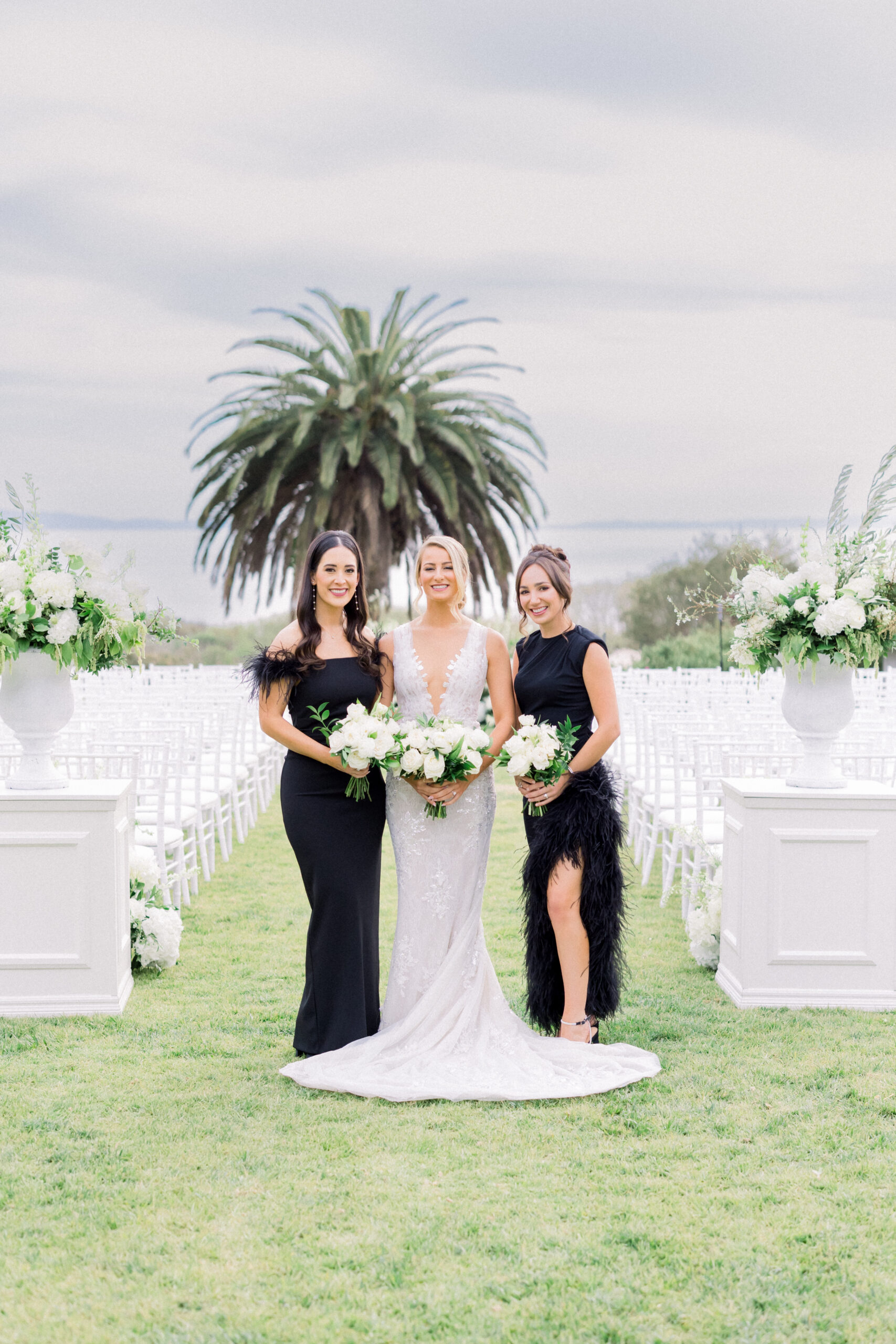 Alyssa & Christian's Black and White Wedding at the Ritz Carlton Bacara ...